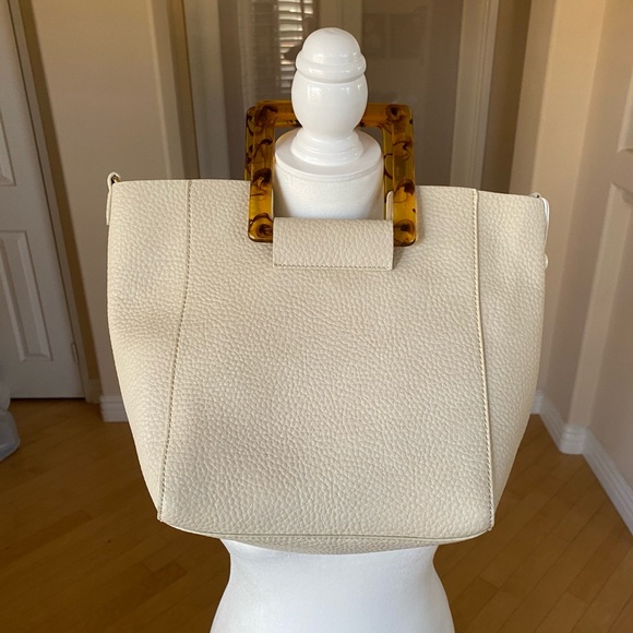 Shiraleah | Bags | Nwt Shiraleah Chicago Elegant Ivory Mini Tote Bag ...